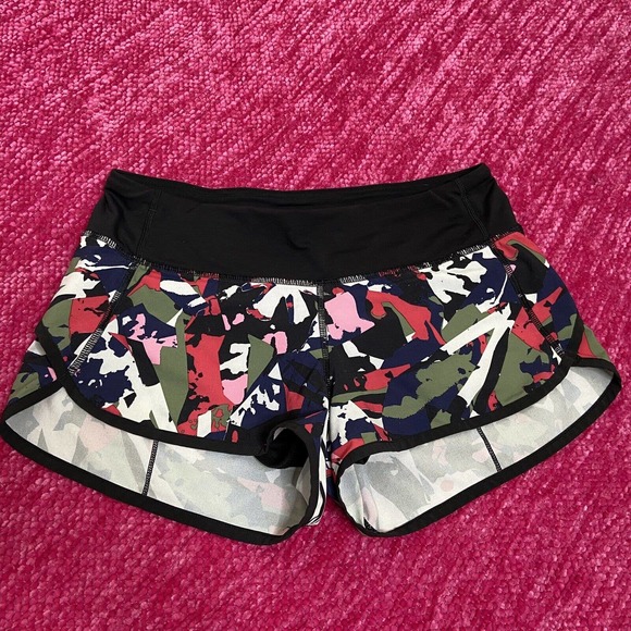 lululemon athletica | Shorts | Lululemon Speed Up Shorts Pop Cut Boom ...